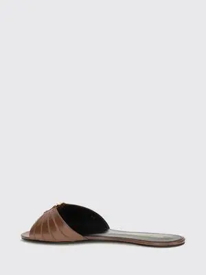 Saint Laurent Babylone Flat Sandals - Brown