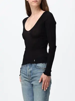Saint Laurent Slim Fit Silk Jumper