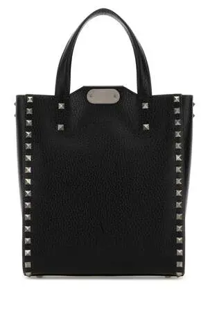 Valentino Garavani Leather Rockstud Handbag