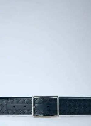 Bottega Veneta Intrecciato Leather Belt