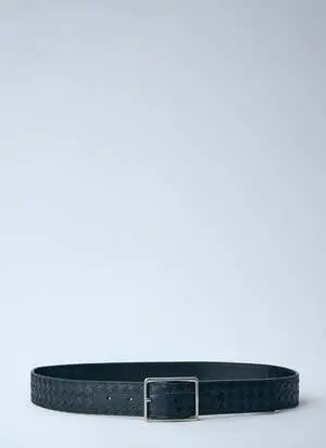 Bottega Veneta Intrecciato Leather Belt