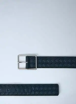 Bottega Veneta Intrecciato Leather Belt