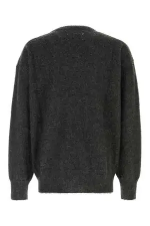MAISON MARGIELA Graphite Wool Blend Oversize Sweater