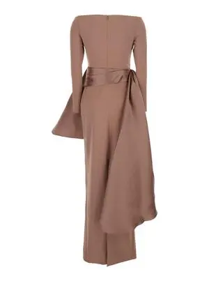 Solace London Kiana Long Dress - Multicolor