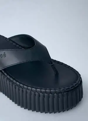 Chloé Nama Wedge Sandals