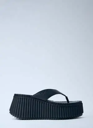 Chloé Nama Wedge Sandals
