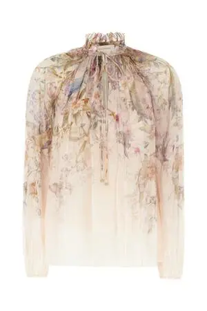 Zimmermann Floral Print Silk Blouse - Multicolor