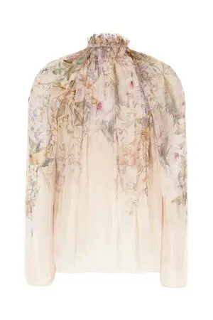 Zimmermann Floral Print Silk Blouse - Multicolor