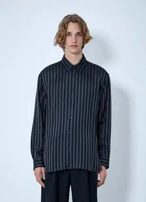 Dries Van Noten Striped Button-down Shirt - Blue