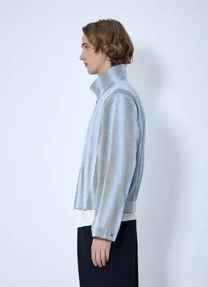 Dries Van Noten Striped Zip-up Jacket
