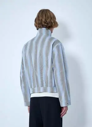 Dries Van Noten Striped Zip-up Jacket