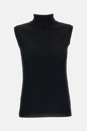Sportmax High Neck Knit Vest - Multicolor