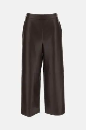 Max Mara Coated Jersey Cropped Trousers - Multicolor