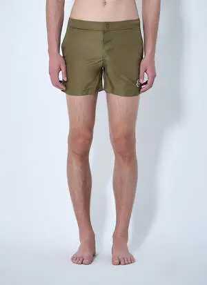Moncler Elastic Waist Swim Shorts - Green