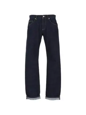 Dolce & Gabbana Embroidered Denim Trousers - Blue