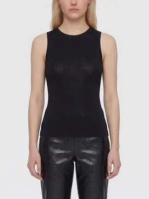 Saint Laurent Viscose Top - Black