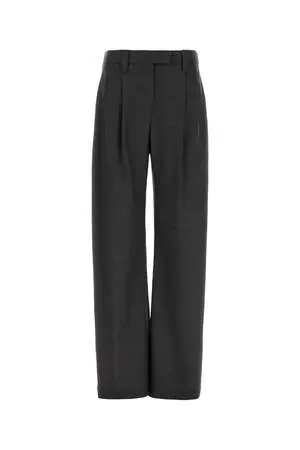 Brunello Cucinelli Charcoal Wool Pant - Gray