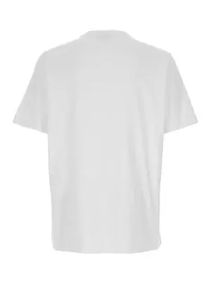 DIESEL® T-adjust-od' White T-shirt With Logo Patch On The Front In Cotton - Multicolor