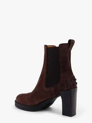 TOD'S Suede Ankle Boots - Multicolor