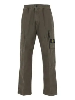 Stone Island Cargo Trousers - Gray