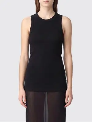 Saint Laurent Slim Fit Stretch-cotton Scoop Neck Tank Top - Black