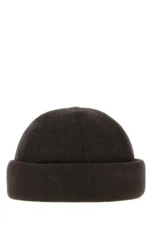 Giorgio Armani Chocolate Cotton Blend Hat - Brown