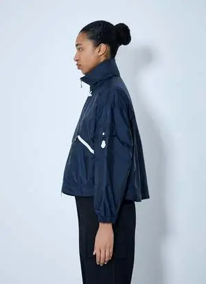Moncler Hooded Rain Jacket - Blue