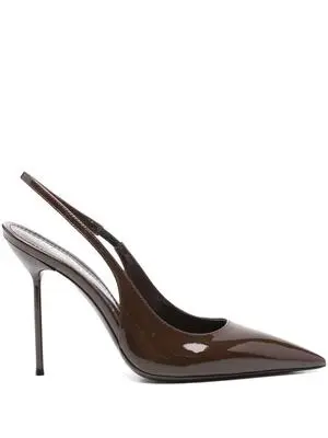 Paris Texas Lidia Pump With Ankle Strap - Brown