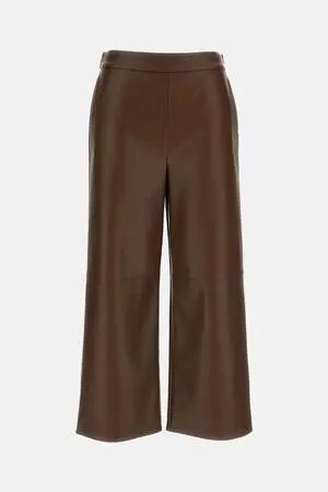 Max Mara Coated Jersey Cropped Trousers - Multicolor