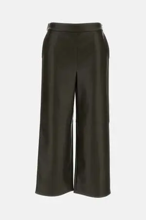 Max Mara Coated Jersey Cropped Trousers - Multicolor