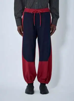 VIVIENNE WESTWOOD Contrast Panel Joggers - Red