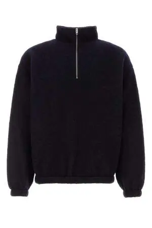 JIL SANDER JIL SANDER Wool Blend Sweatshirt Blue
