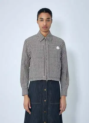 Moncler Gingham Check Shirt Jacket