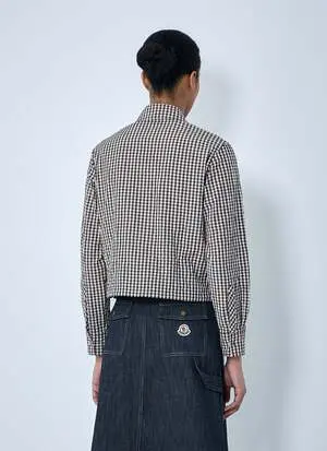 Moncler Gingham Check Shirt Jacket