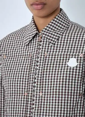 Moncler Gingham Check Shirt Jacket