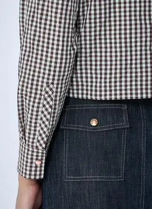 Moncler Gingham Check Shirt Jacket