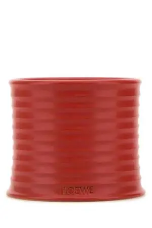 Loewe Medium Tomato Leaves Scented Candle - Red