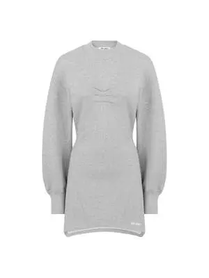 Attico Heather Mini Dress - Gray