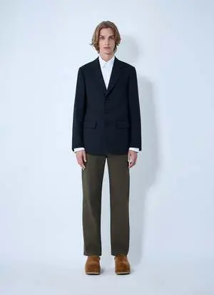 Dries Van Noten Single-breasted Wool Blazer