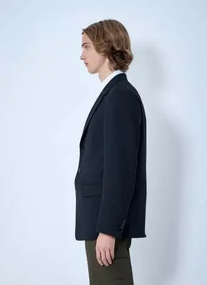 Dries Van Noten Single-breasted Wool Blazer