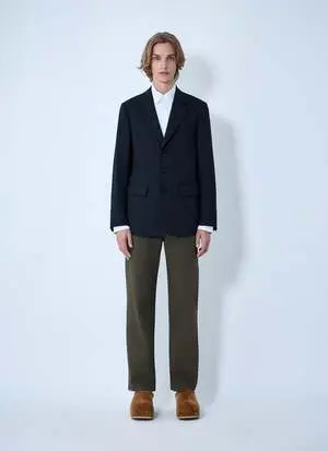 Dries Van Noten Single-breasted Wool Blazer