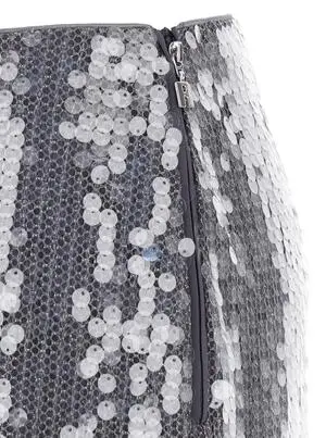ROTATE BY BIRGER CHRISTENSEN Sequined Skirt - Multicolor