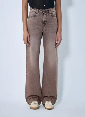 Our Legacy Wata Cut Denim Jeans - Brown