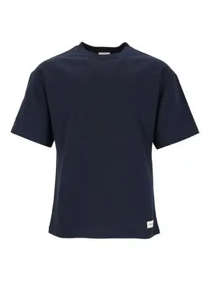 Saint Laurent Oversized Cotton T-shirt By - Blue