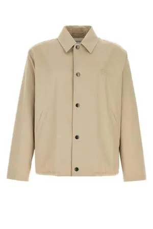 Burberry Cappuccino Gabardine Jacket - Brown