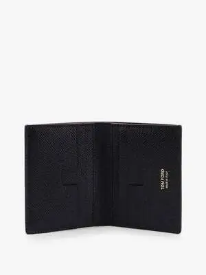 TOM FORD Leather Card Holder With Logo