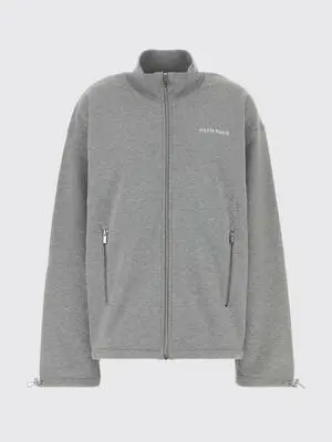 Miu Miu Cotton Sweatshirt - Gray