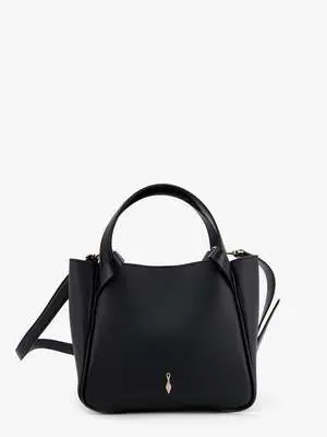 CHRISTIAN LOUBOUTIN Bettina Mini Leather Shoulder Bag - Black