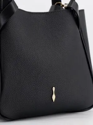 CHRISTIAN LOUBOUTIN Bettina Mini Leather Shoulder Bag - Black