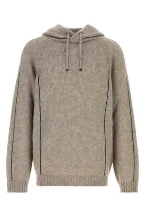 Giorgio Armani Alpaca Blend Sweater - Gray